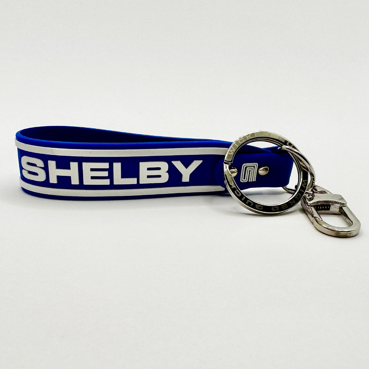 Blue Keychain With Shelby Cobra Logo | Accessories | Wicked Quick